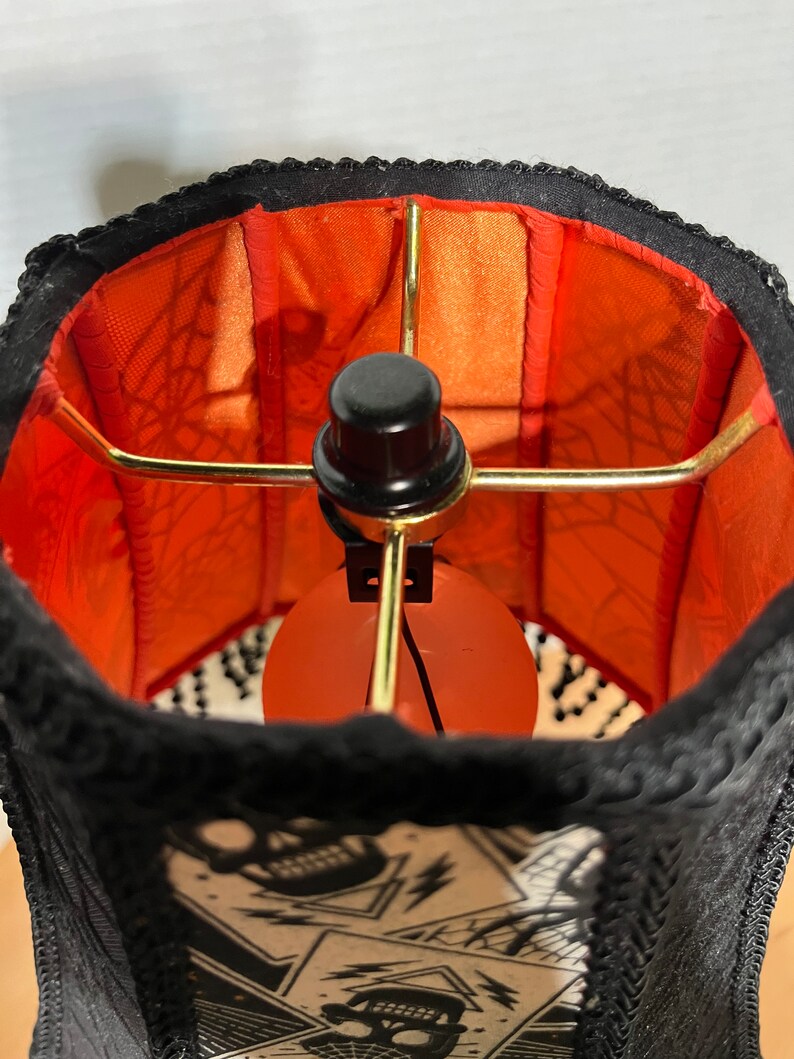 Tarot Card Lampshade With Black Lamp - Etsy