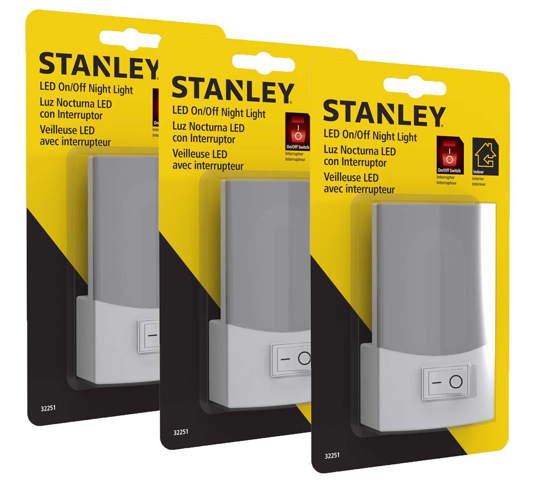 STANLEY LED Night Light With On/off Switch 3-PACK - Etsy