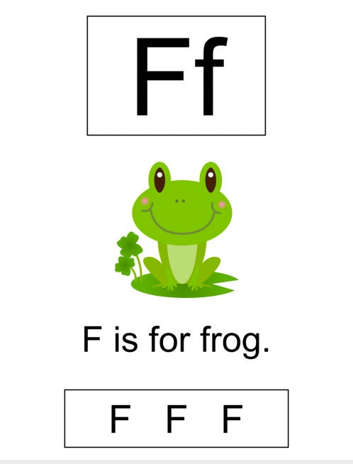 I Can Read Letters (alphabet Book) - Etsy