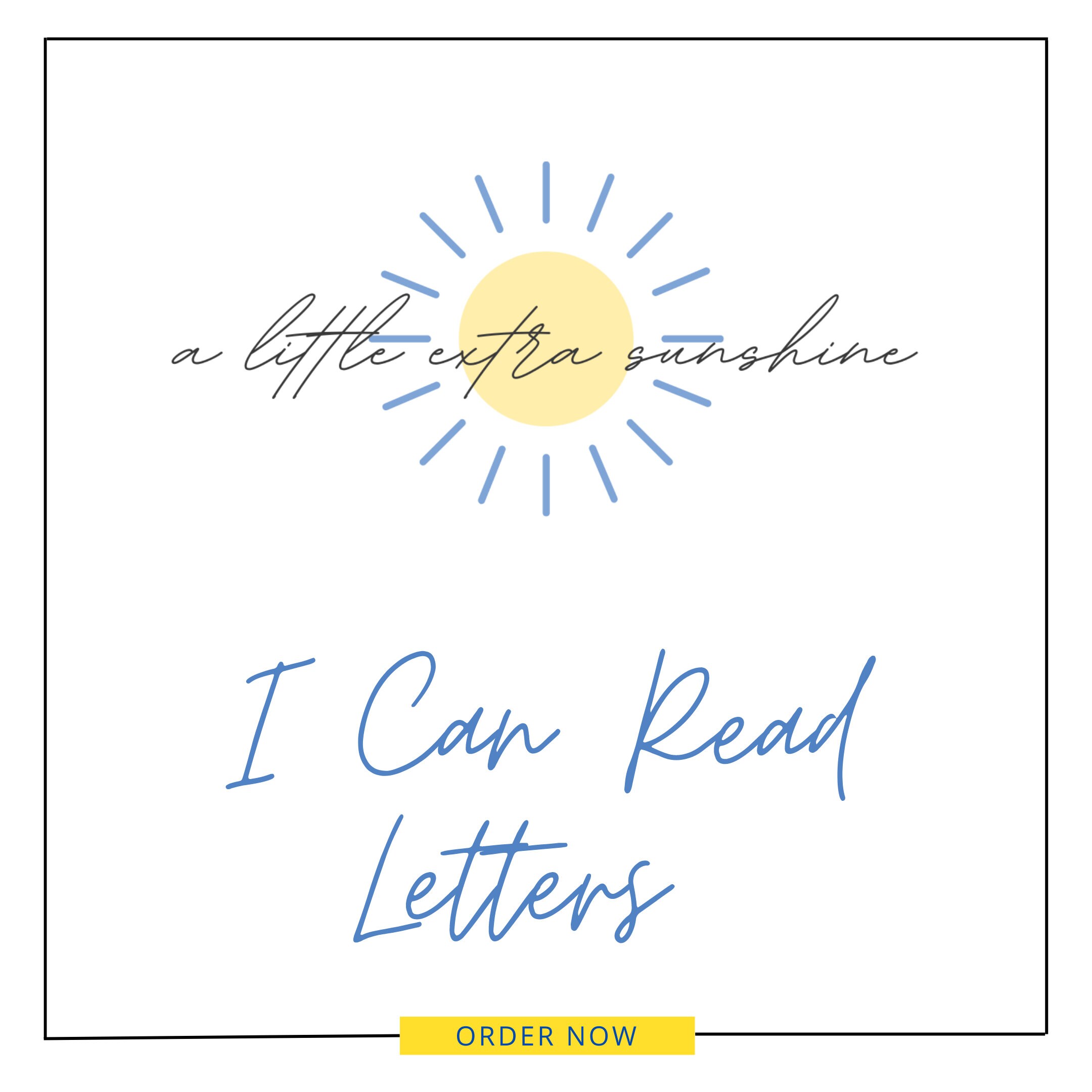 I Can Read Letters (alphabet Book) - Etsy