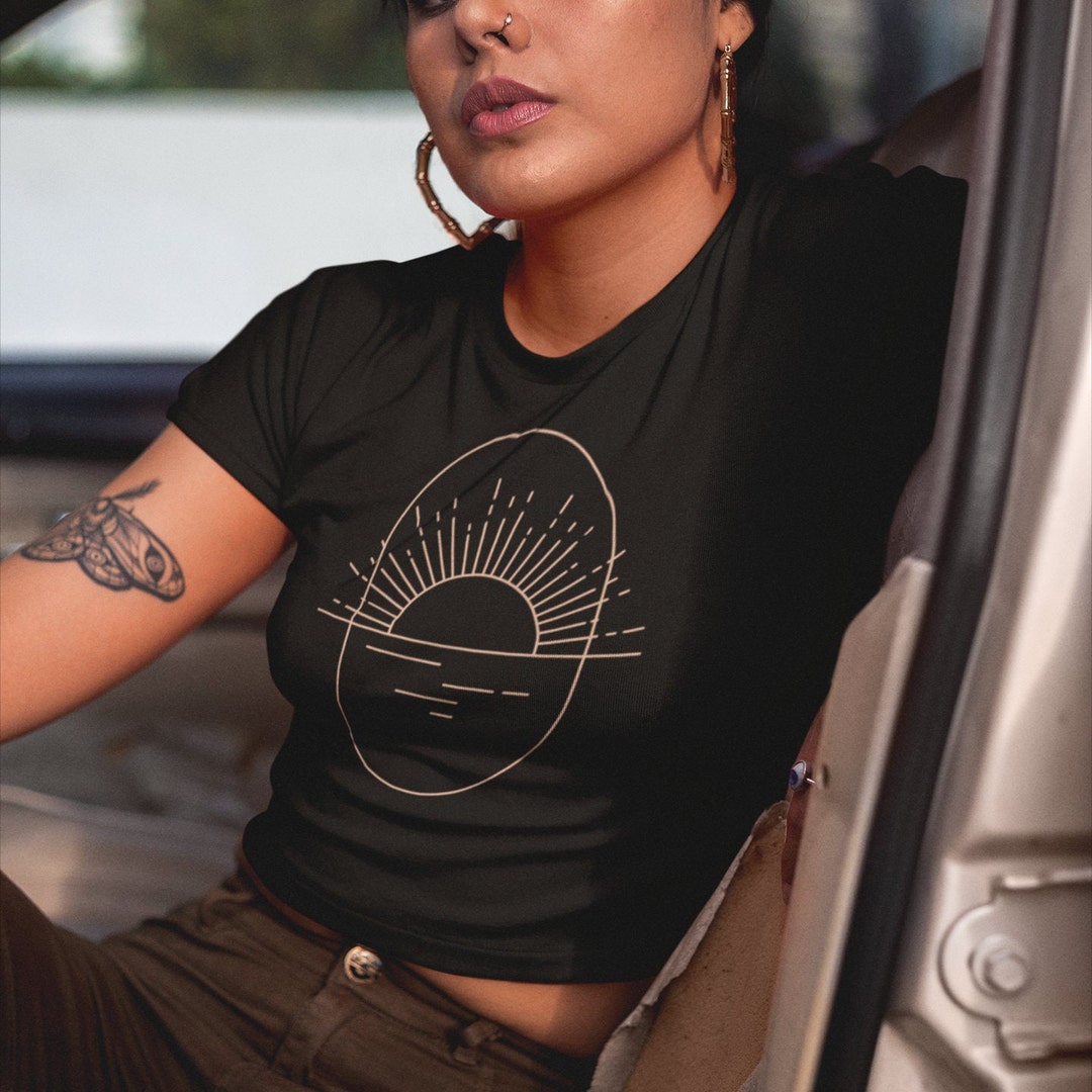 VSCO Shirt, Sunrise Shirt, E Girl Clothing, VSCO Girl Shirt, Summer ...