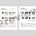 One-octave MAJOR Scale Sheets for Piano | Pack of *15* - Etsy