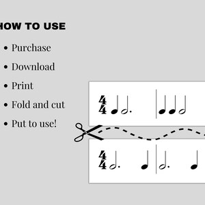Pack of Printable Rhythm Flashcards for Music Education | Sets 1 & 2 ...