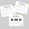 One-octave MAJOR Scale Sheets for Piano | Pack of *15* - Etsy