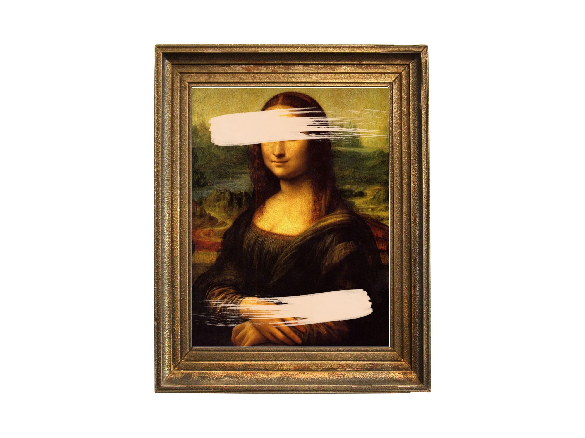 Mona Lisa Leonardo Da Vinci Poster Wall Art Print - Etsy