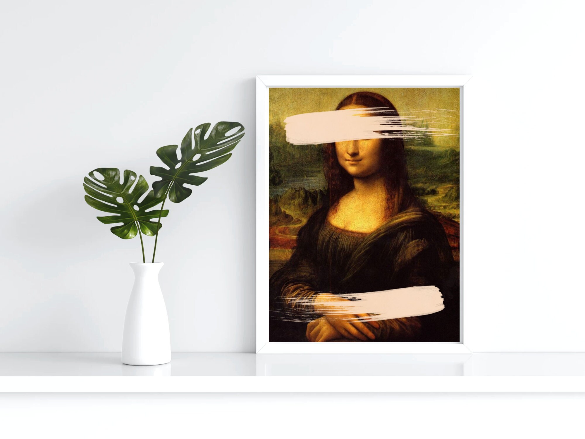 Mona Lisa Leonardo Da Vinci Poster Wall Art Print - Etsy