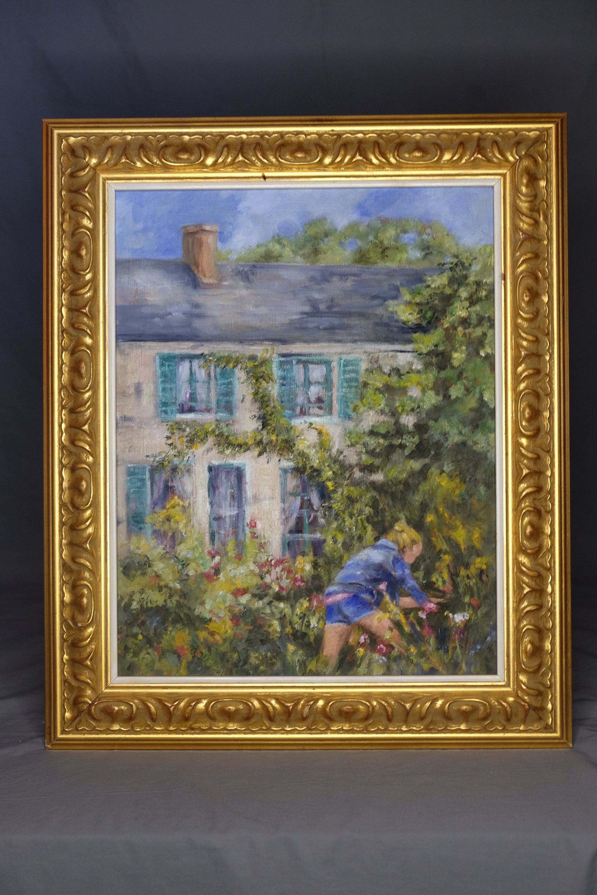 Rundown Mansion original Oil Painting - Etsy