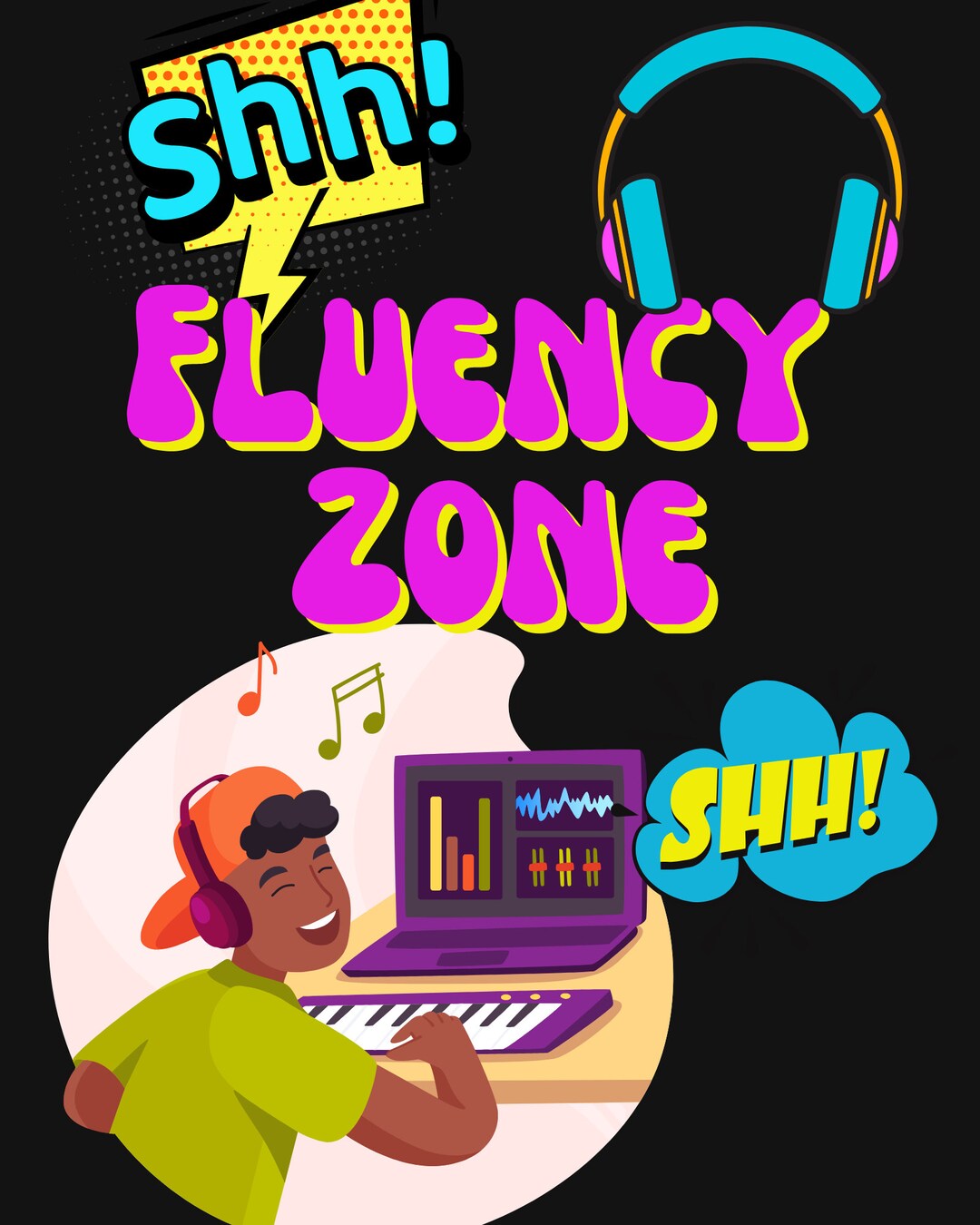 Fluency Zone Poster - Etsy