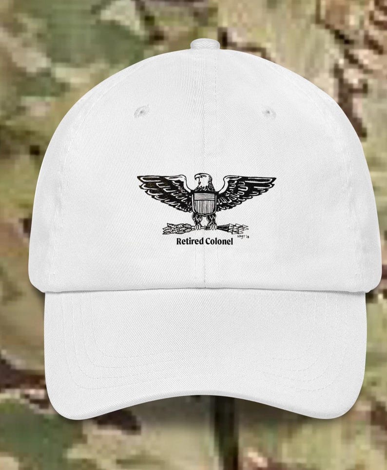 Retired Colonel Cap, US Military Veteran Gift, Army, Air Force, Marine ...