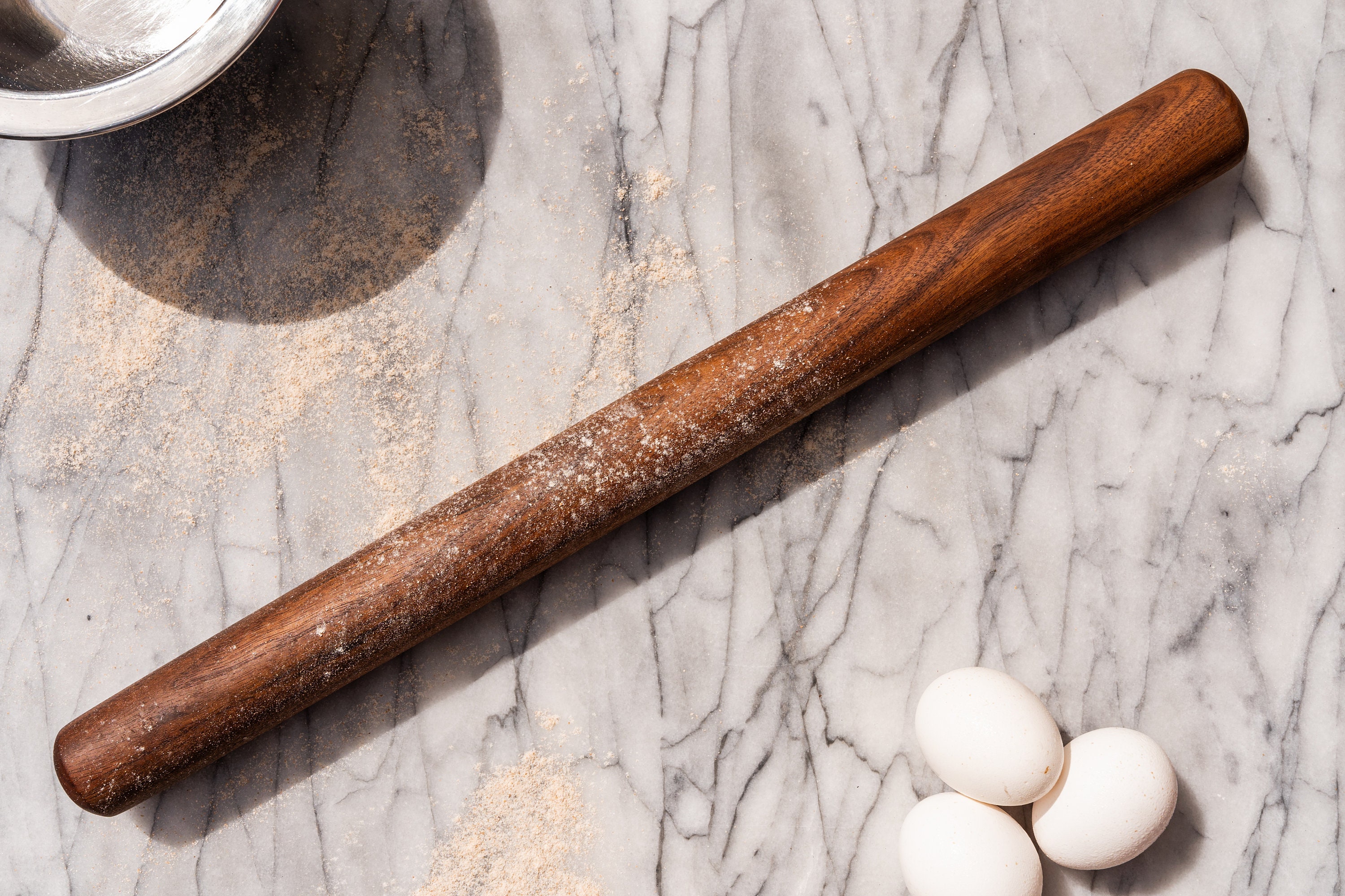 Walnut Rolling Pin, Handmade Large Rolling Dowel - Etsy