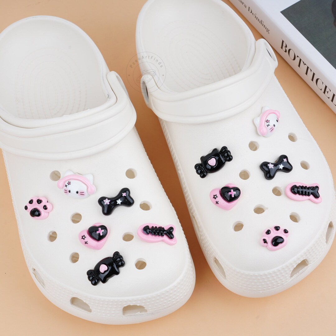 Kawaii Cat Shoe Buckles Set,lovely Cat Shoe Charms Set,girlish Shoe ...