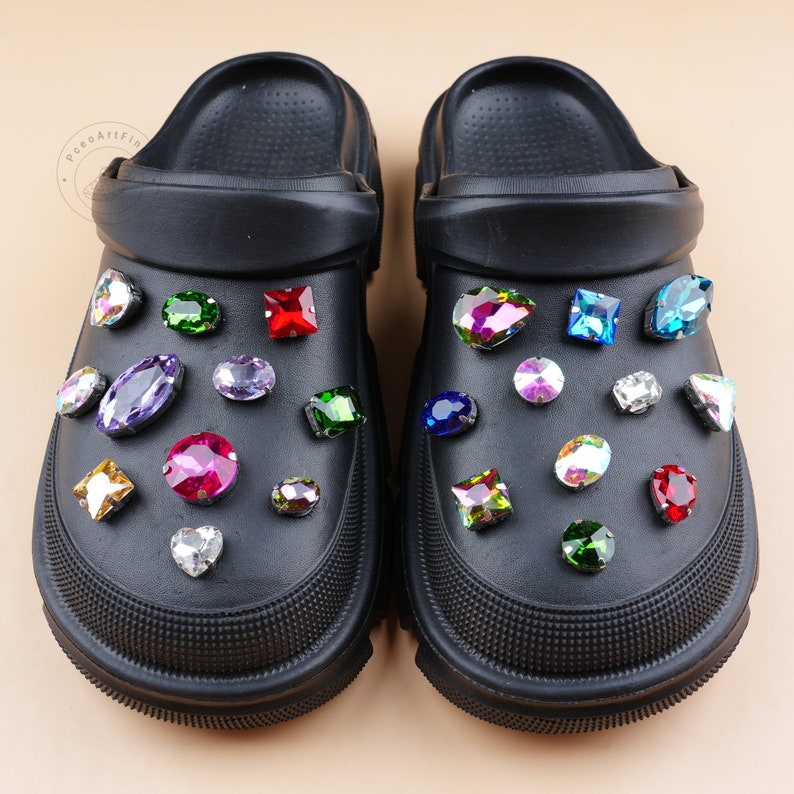 Bling Colorful Rhinestone Shoe Charm,rhinestone Shoe Charm Set,diy ...
