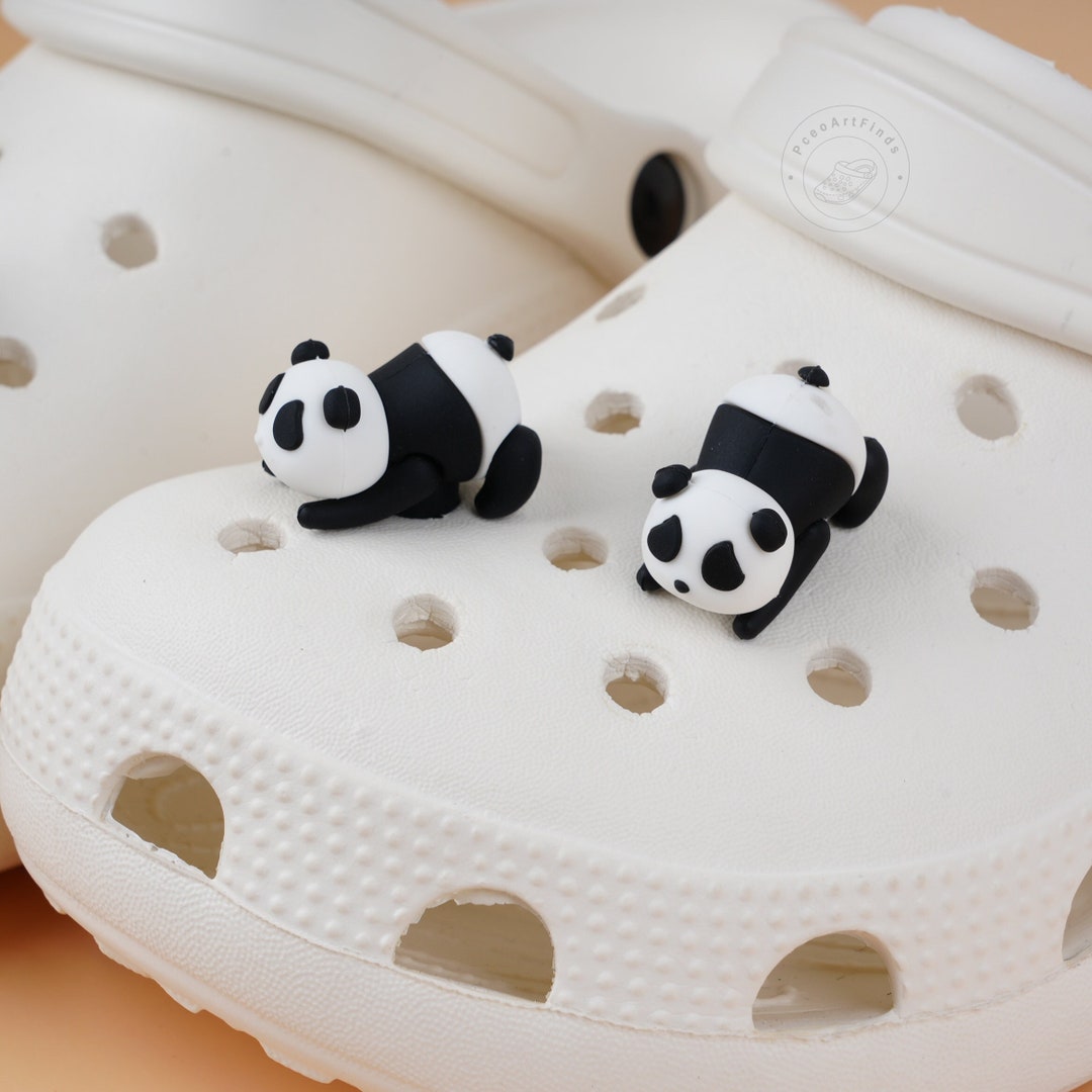 Kawaii Panda Shoe Charms,cute Panda Shoe Charms, Lovely Animal Resin ...