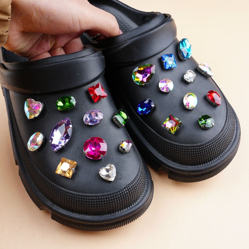 Bling Colorful Rhinestone Shoe Charm,rhinestone Shoe Charm Set,diy ...