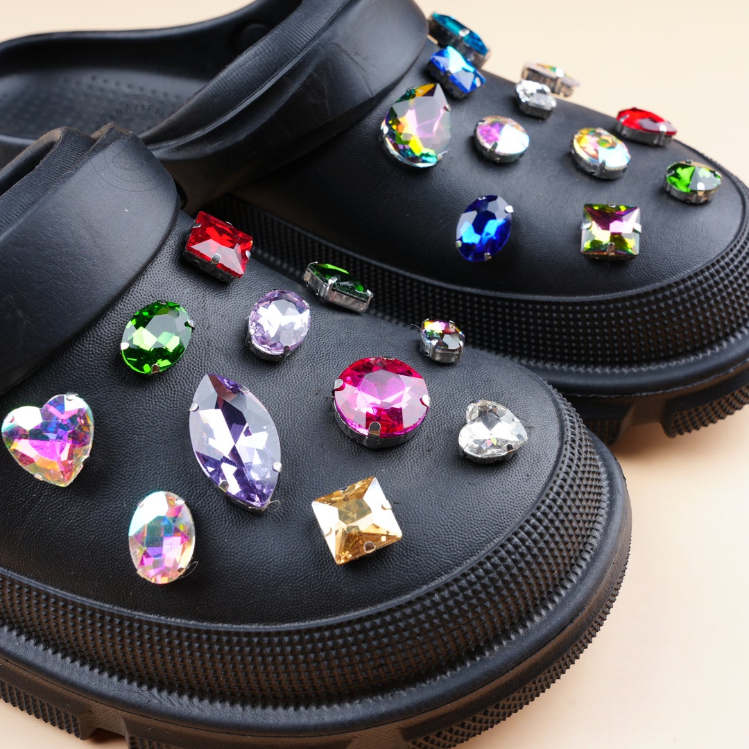 Bling Colorful Rhinestone Shoe Charm,rhinestone Shoe Charm Set,diy ...