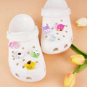 Kawaii Cartoon Shoe Charms Set,anime Glitter Buckle for Shoes,10pcs ...