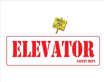 Elevator Decal - Etsy