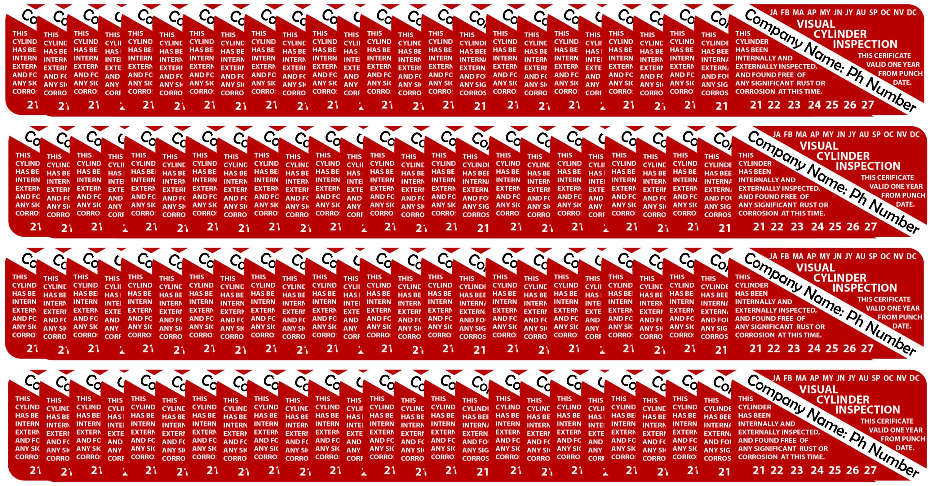 Scuba Cylinder Visual Inspection Stickers at Lynn Walker blog