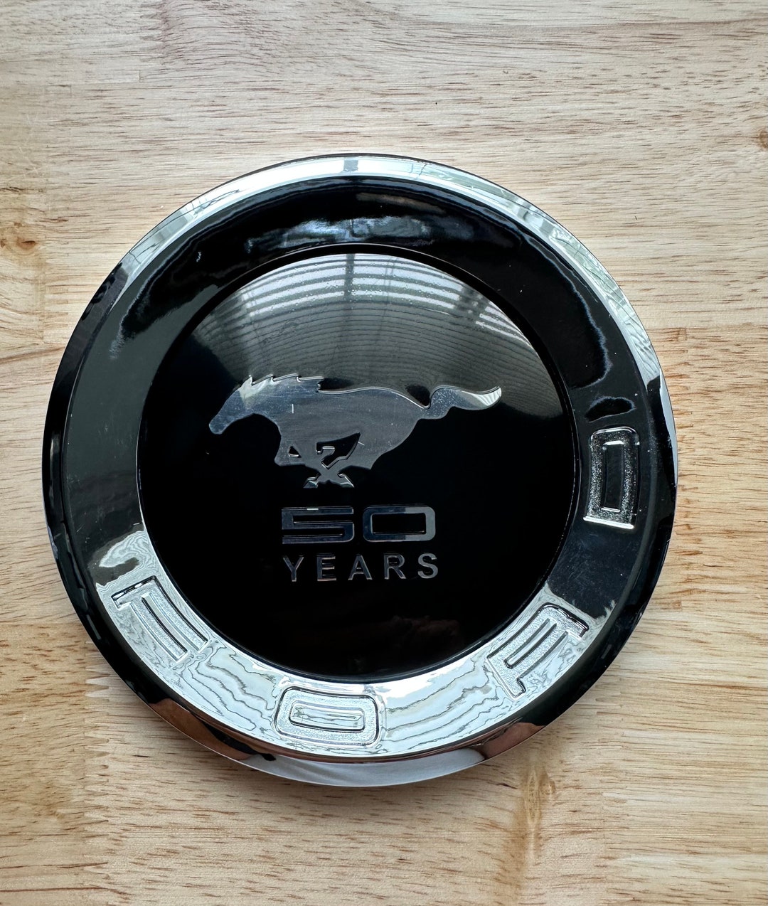 Ford Mustang Trunk Emblem Adhesive Back 6 Diameter 50 Years - Etsy