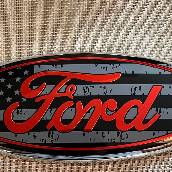 Red Ford Emblem - Etsy