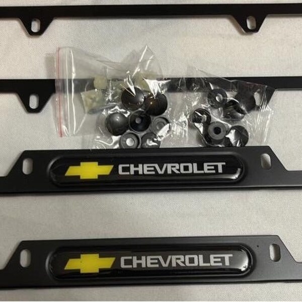 Chevy License Plate Frames - Etsy
