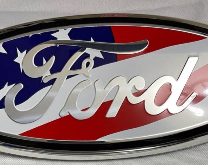 9 Length Ford Replacement Emblem American Flag - Etsy