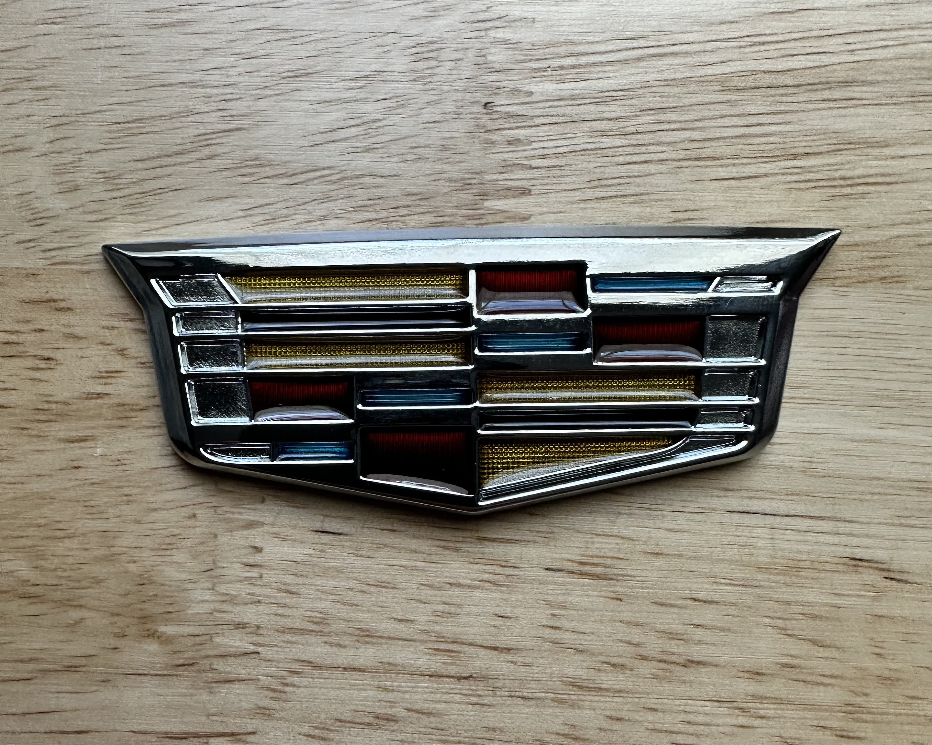 Cadillac Metal Replacement Emblem 3.5L X 1.25H With Adhesive - Etsy