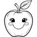 Funny Fruits: Set of 5 Coloring Pages for Kids and Adults - Etsy