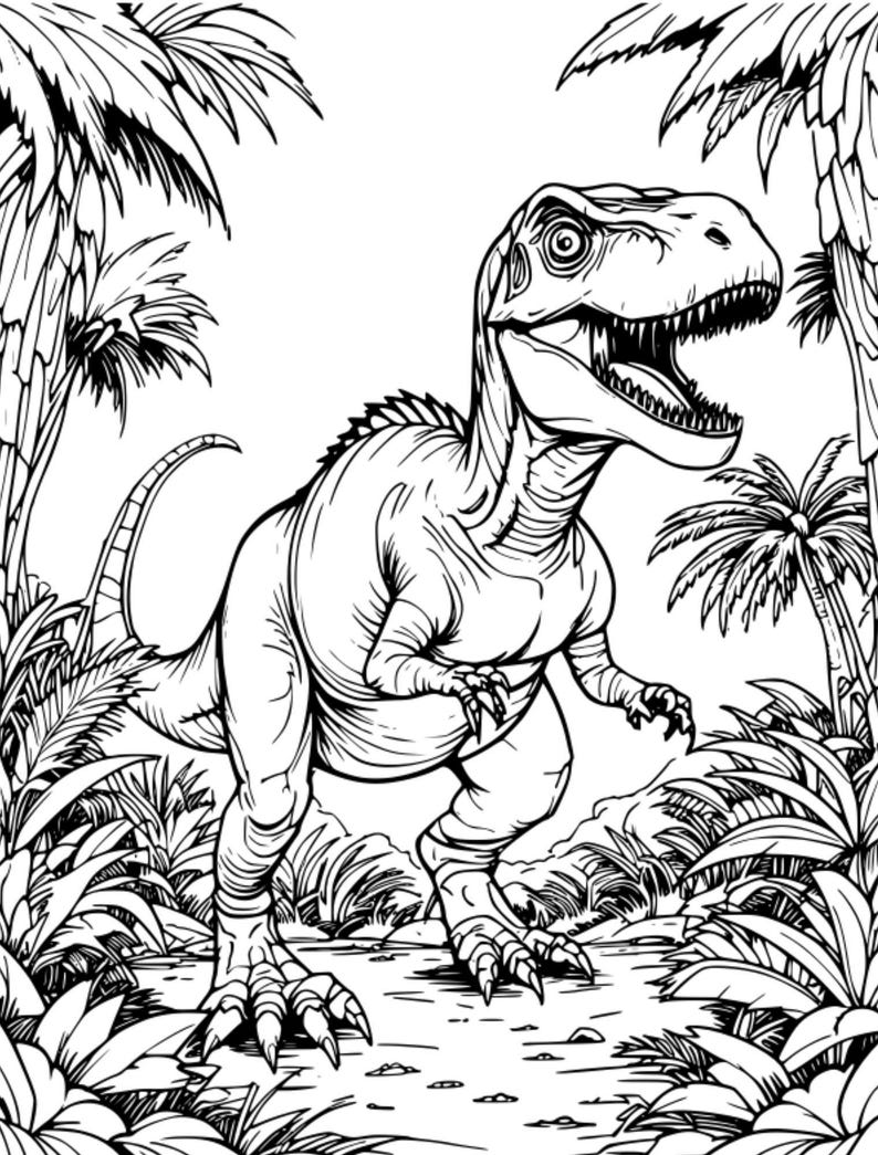 Set of 10 Dinosaurs | Digital Dino Bundle | Dinosaur Prints” - Etsy