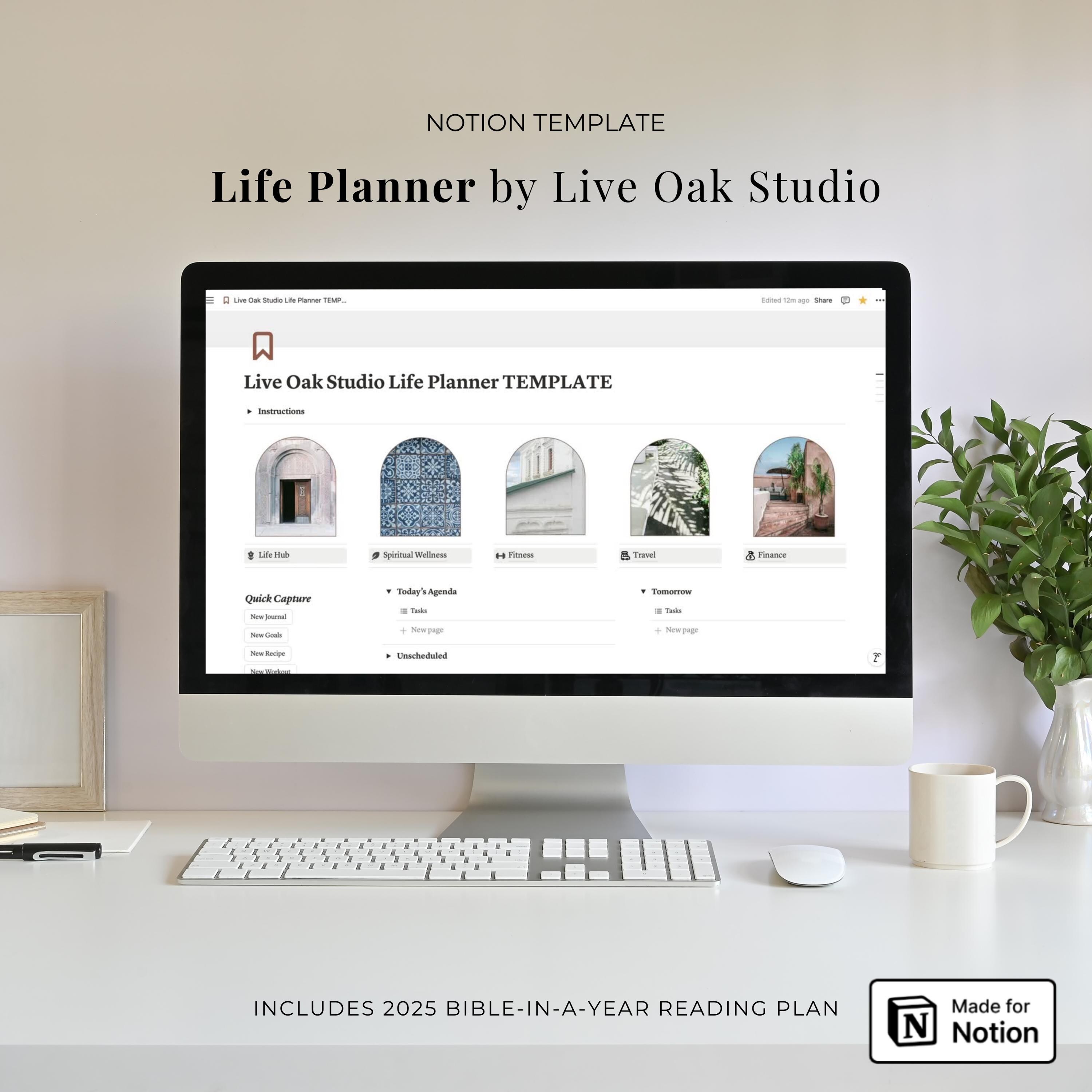 Christian Notion Template, the Ultimate Christian Life Planner for ...