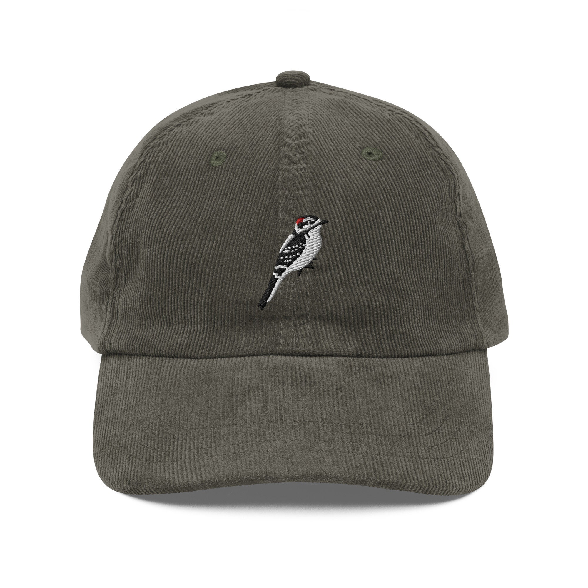 Downy Woodpecker Vintage Corduroy Baseball Cap - Etsy