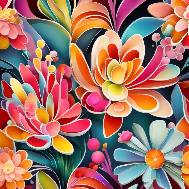 Floral Digital Art Bundle | Elegant Flower Illustrations | Perfect for ...