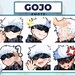 GETO SUGURU Cute & Kawaii 6 4 Emotes Set Twitch, Youtube, Discord ...