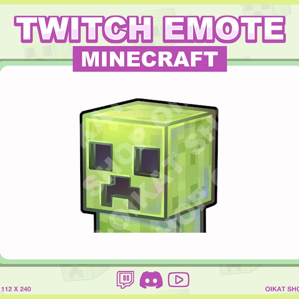 Creeper Twitch Emotes - Etsy Australia