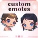 MAKIMA Cute & Kawaii 6 1 Emotes Set Twitch, Youtube, Discord CSM - Etsy