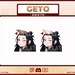 GETO SUGURU Cute & Kawaii 6 + 4 Emotes Set | Twitch, Youtube, Discord ...