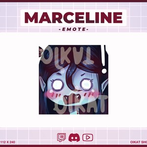 MARCELINE Adventure Time Emotes Set Twitch, Youtube, Discord - Etsy