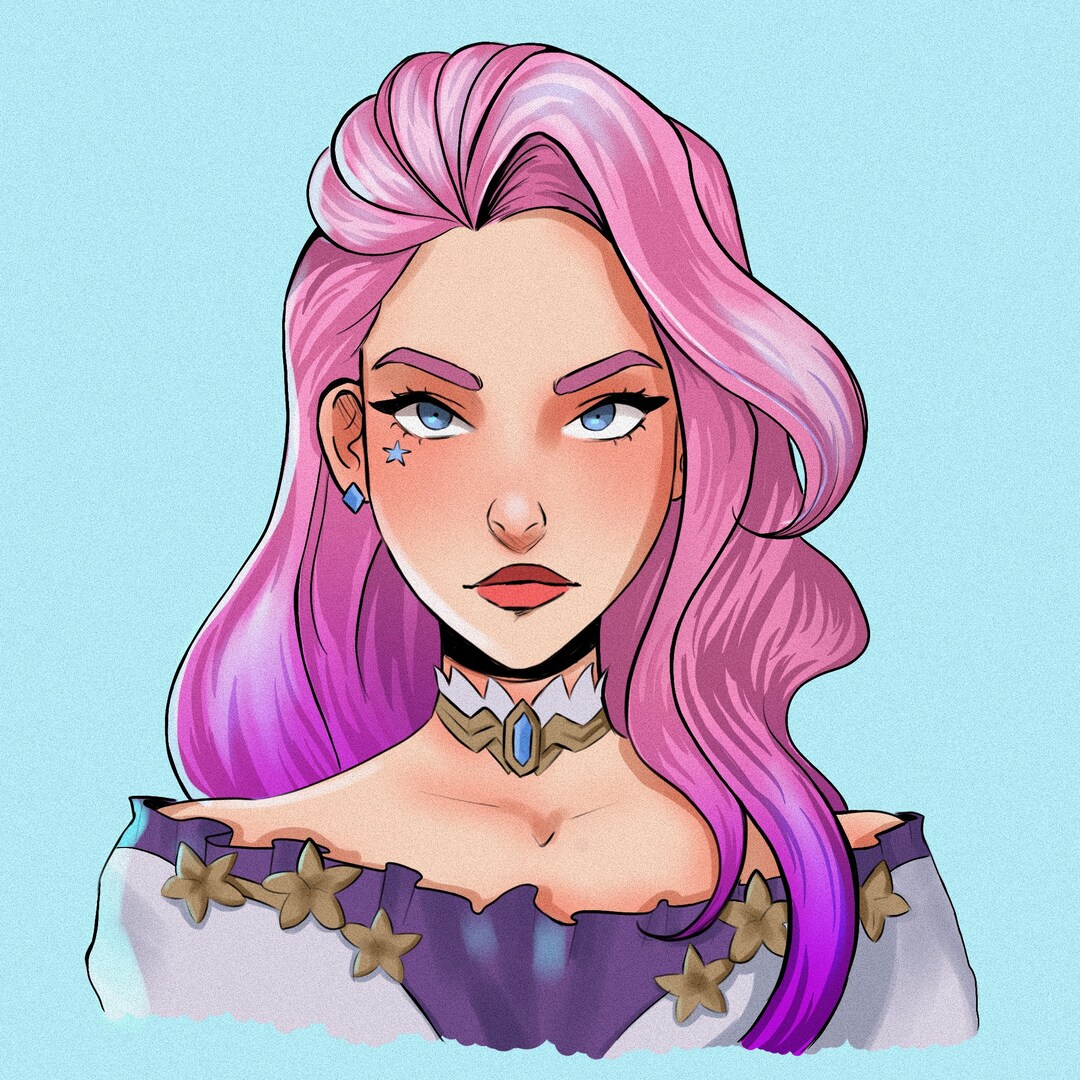 Game Character Drawing Illustration of Your OC Digital Art Commission ...