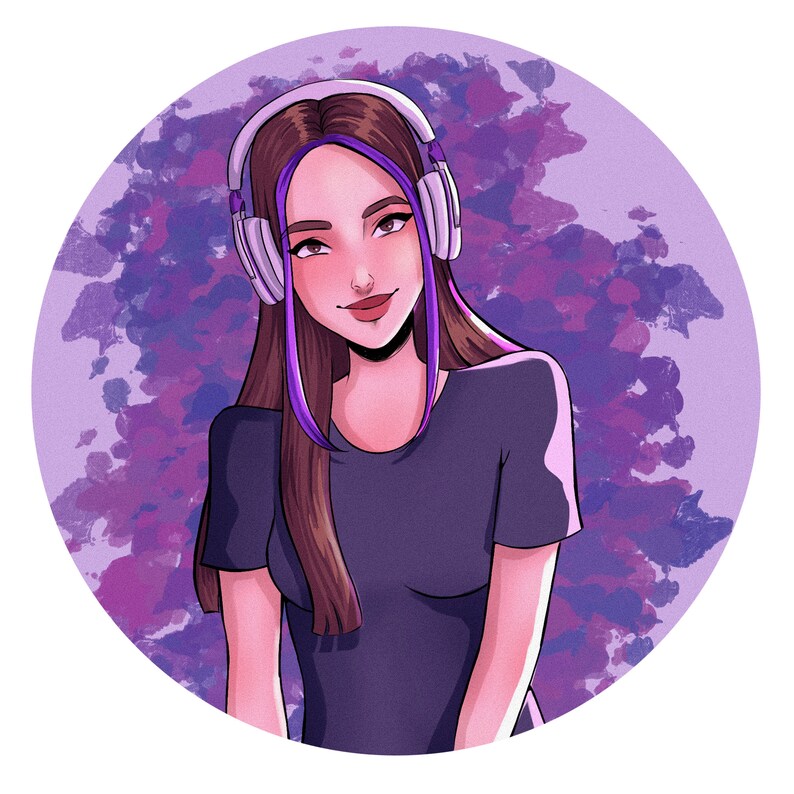 Custom Cartoon Profile Picture – Twitch, Discord Avatar (digital File ...