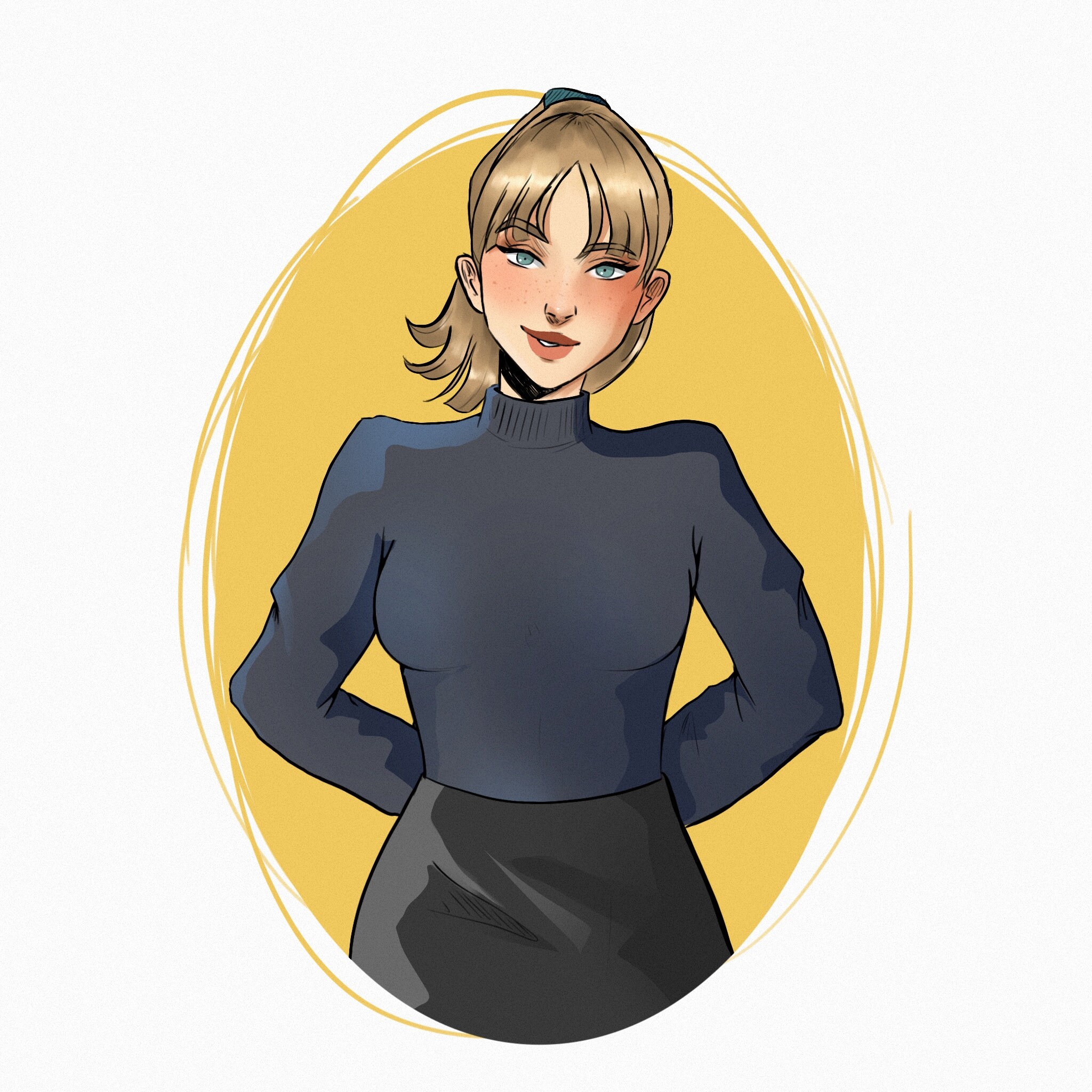 Commission Illustration OC Drawing of Your Original - Etsy
