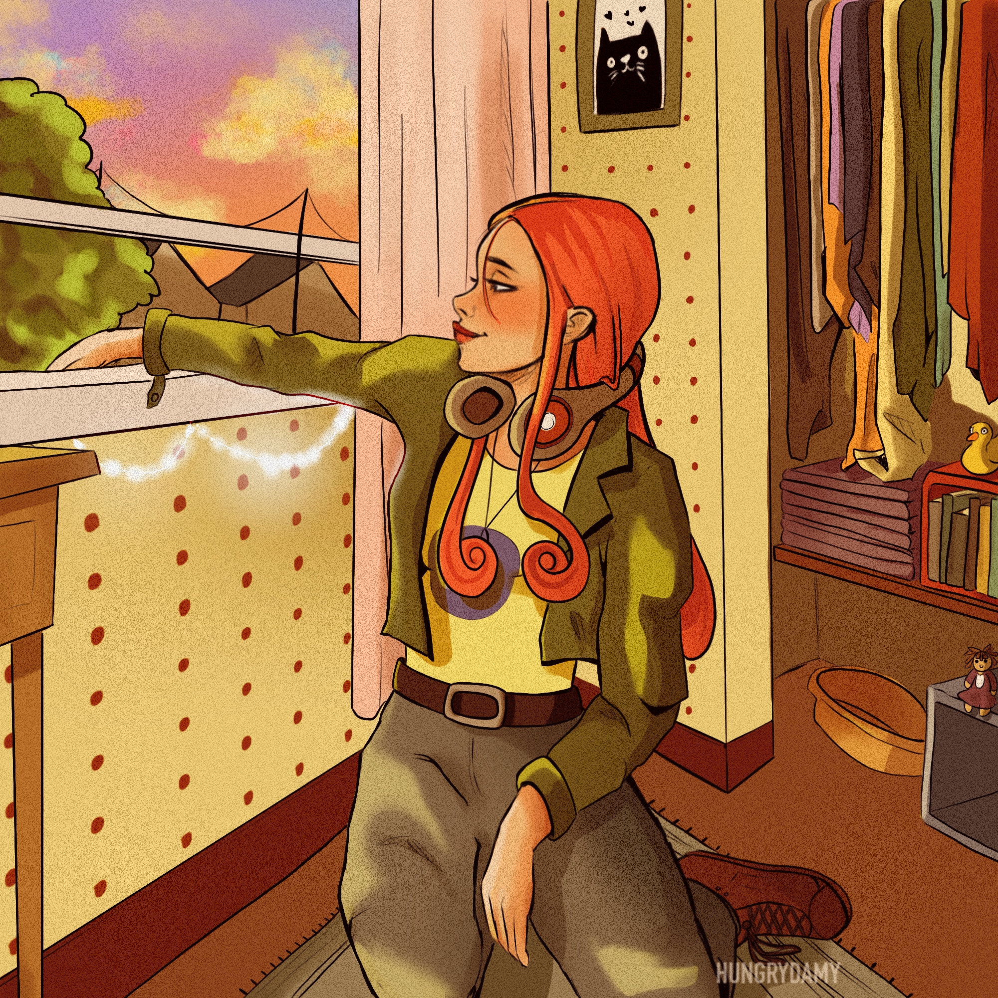 Commission Digital Fantasy Illustration Comic Drawing - Etsy