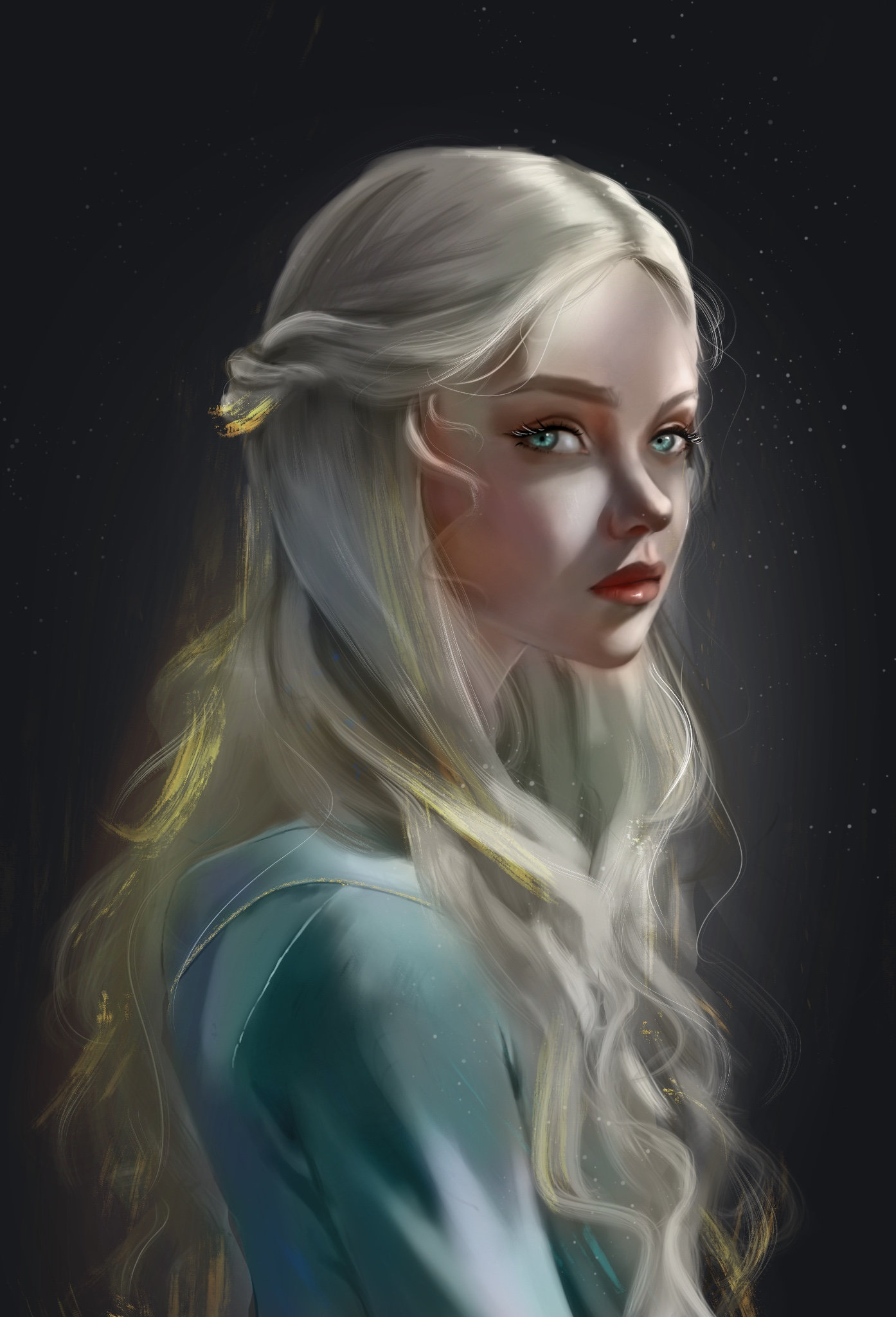 Commission Digital Portrait Painting Illustration - Fantasy - Semi ...