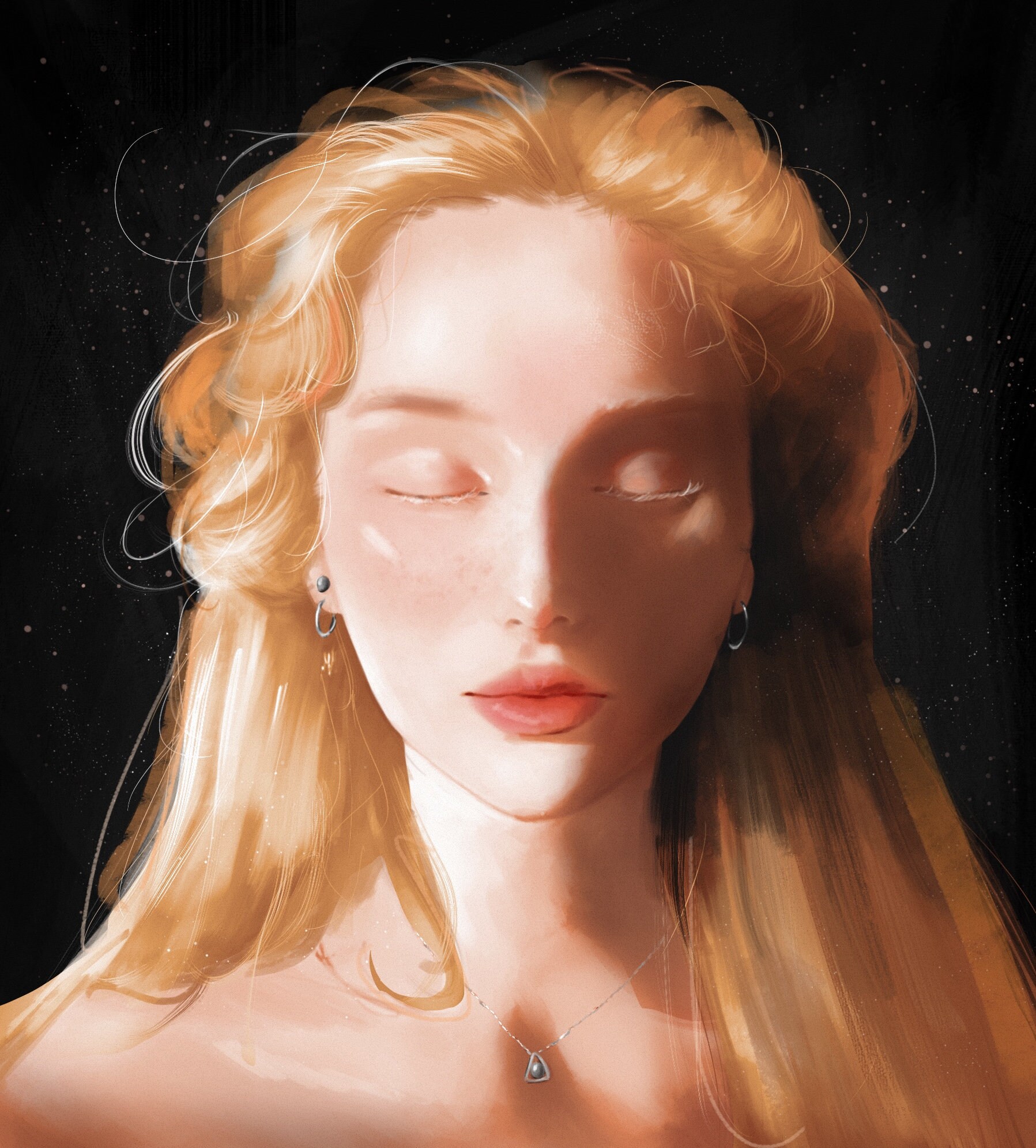 Commission Digital Portrait Painting Illustration - Fantasy - Semi ...