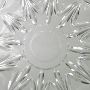 Vintage Pressed Glass Platter for Serving 12 10 3/4 Flat Suface - Etsy