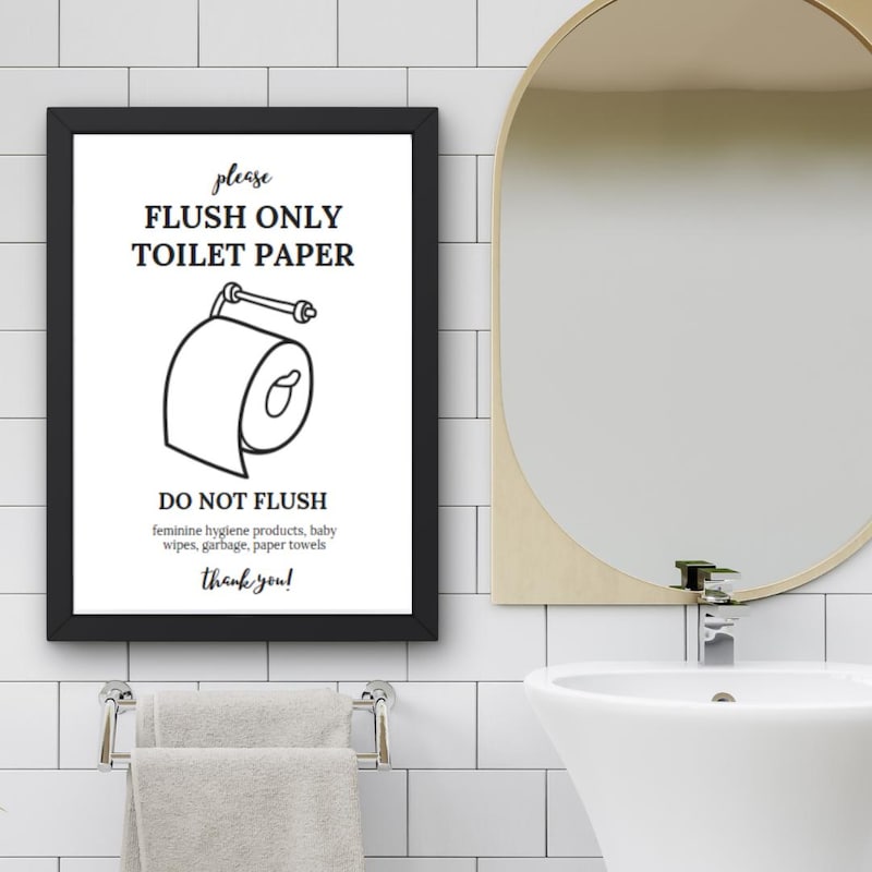 Do Not Flush - Etsy