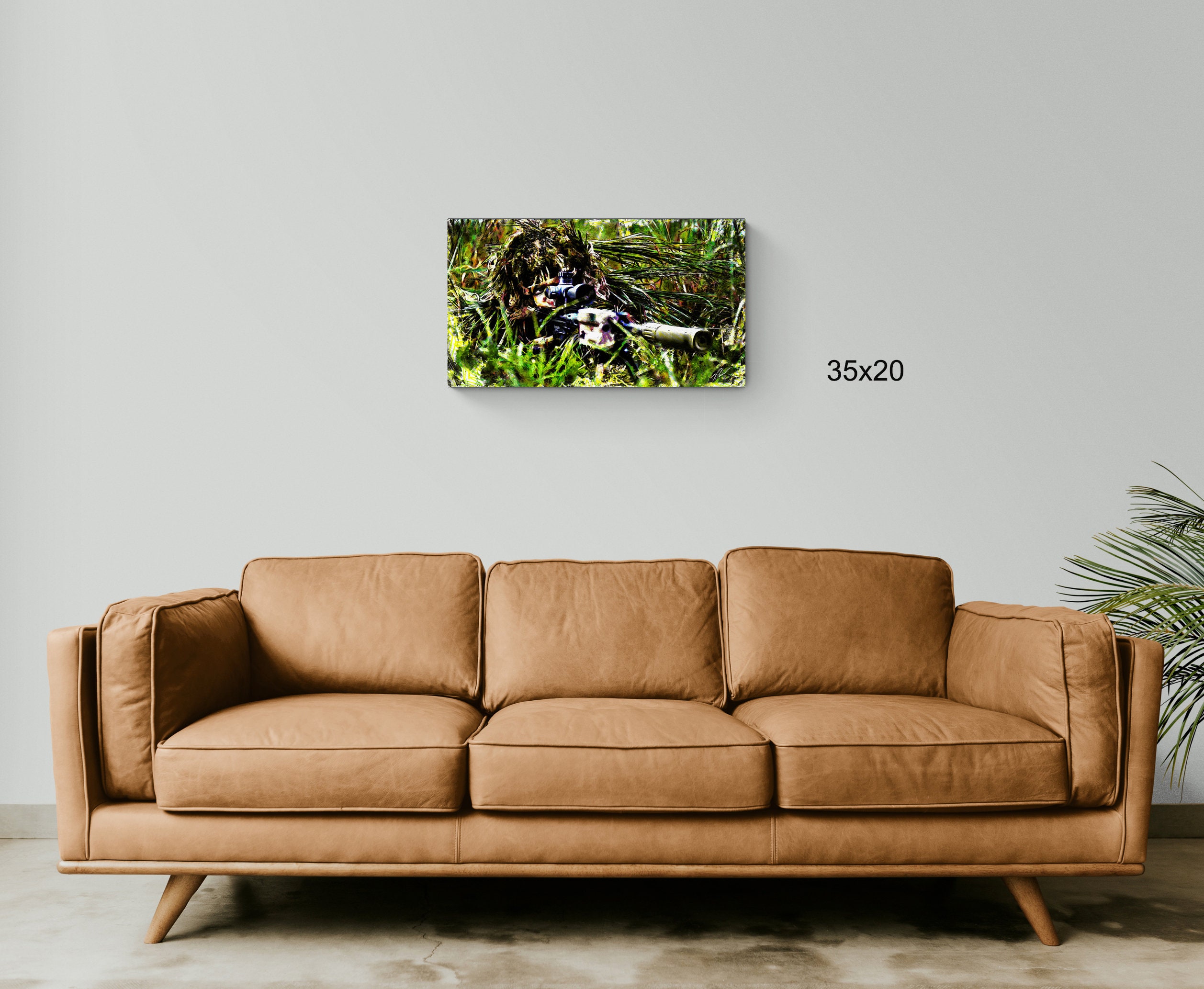 Army Sniper Print Army Ranger Art Military Sniper Painting - Etsy