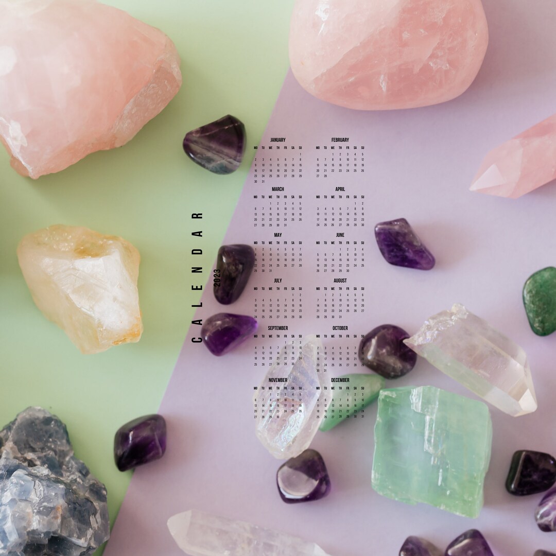 2023 Crystal Calendar - Etsy