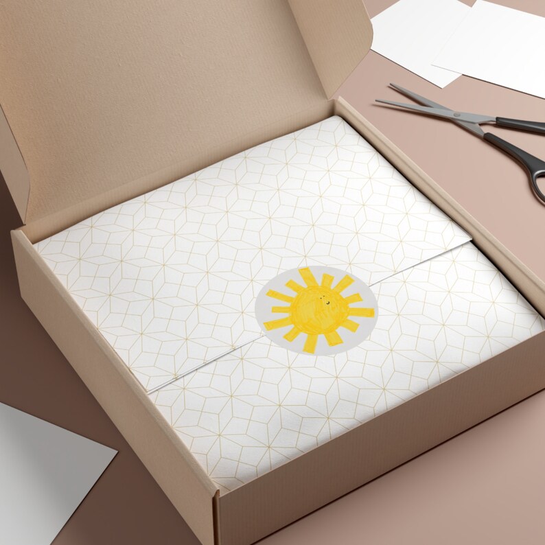 Round Happy Sunshine Sticker - Etsy