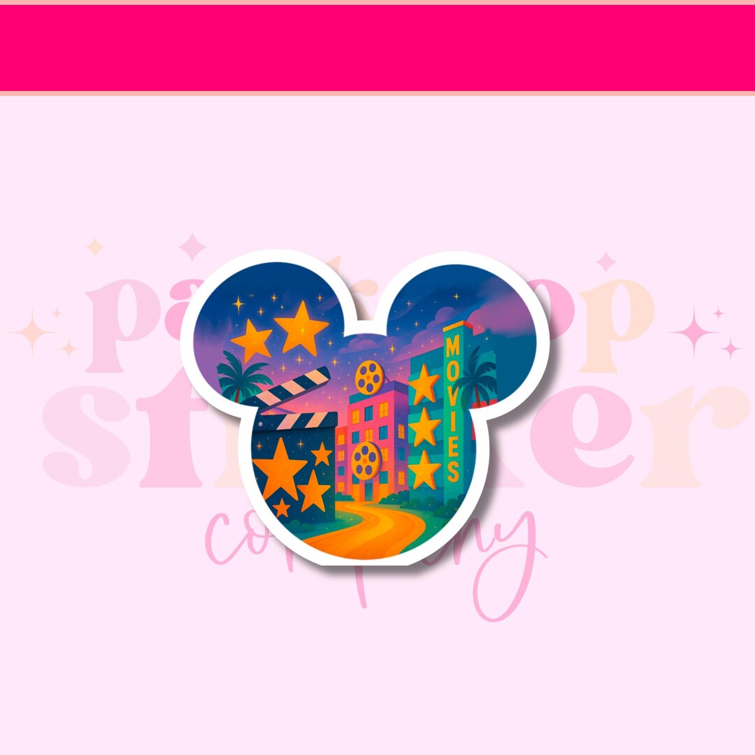 All Star Movies Resort Sticker: Mickey Mouse Disney Fan Gift - Etsy
