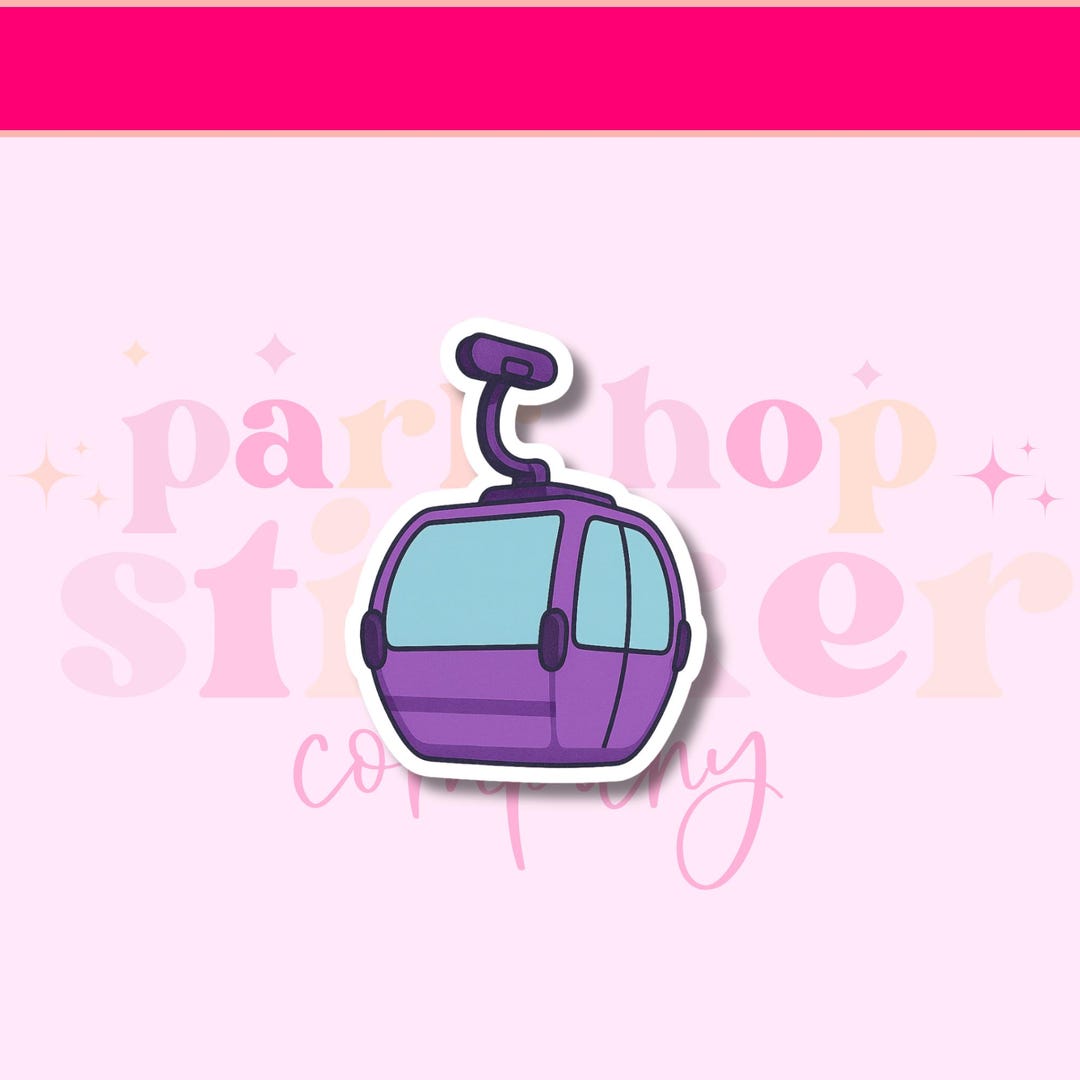 Skyliner Sticker, Disney Transportation Sticker, Disney Skyliner SVG ...
